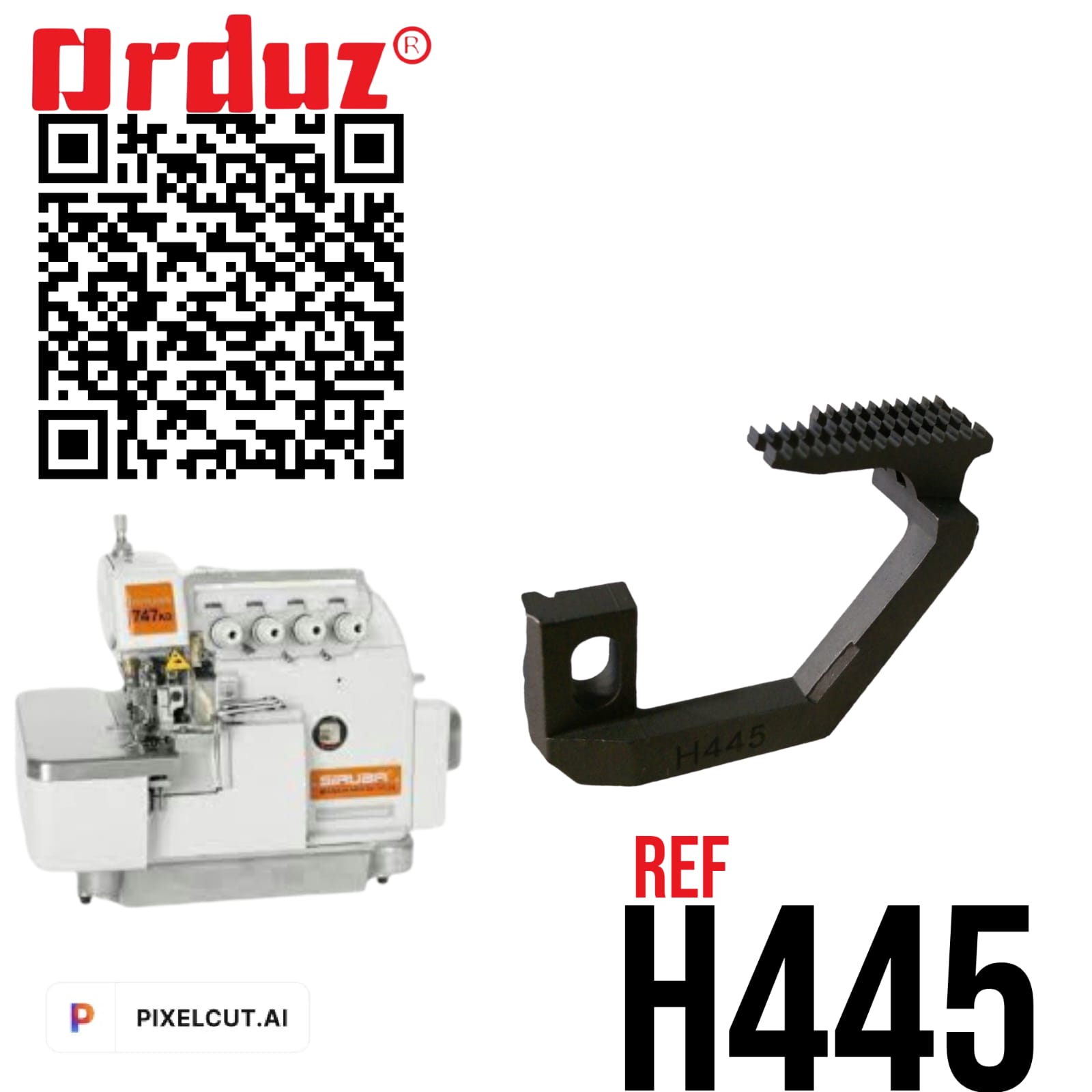 H445 DIENTE DELANTERO DIFERENCIAL SIRUBA 757 REPUESTOS - Orduz Colombia